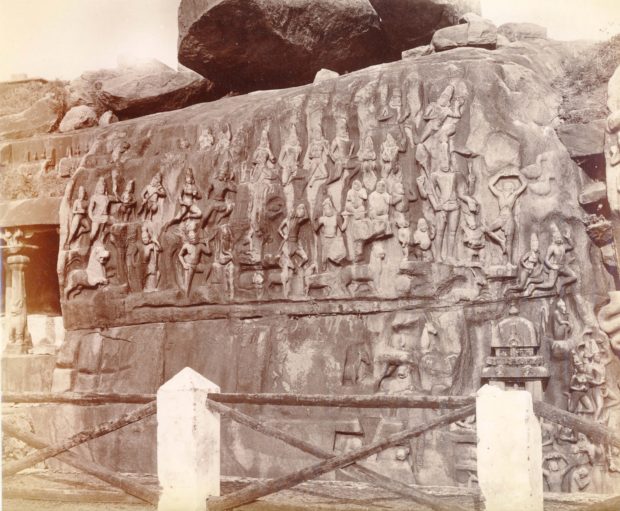 [Photo.12/(022)] The Seven Pagodas [Mamallapuram], nearer view of the ...