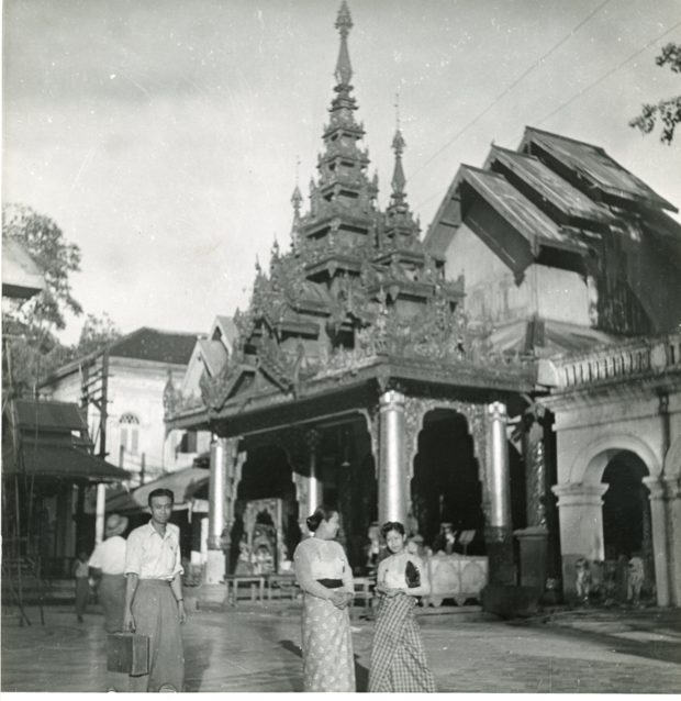 [Photo.31/(035)] Shrine, Shwe Dagon Pagoda, Rangoon - Royal Asiatic ...