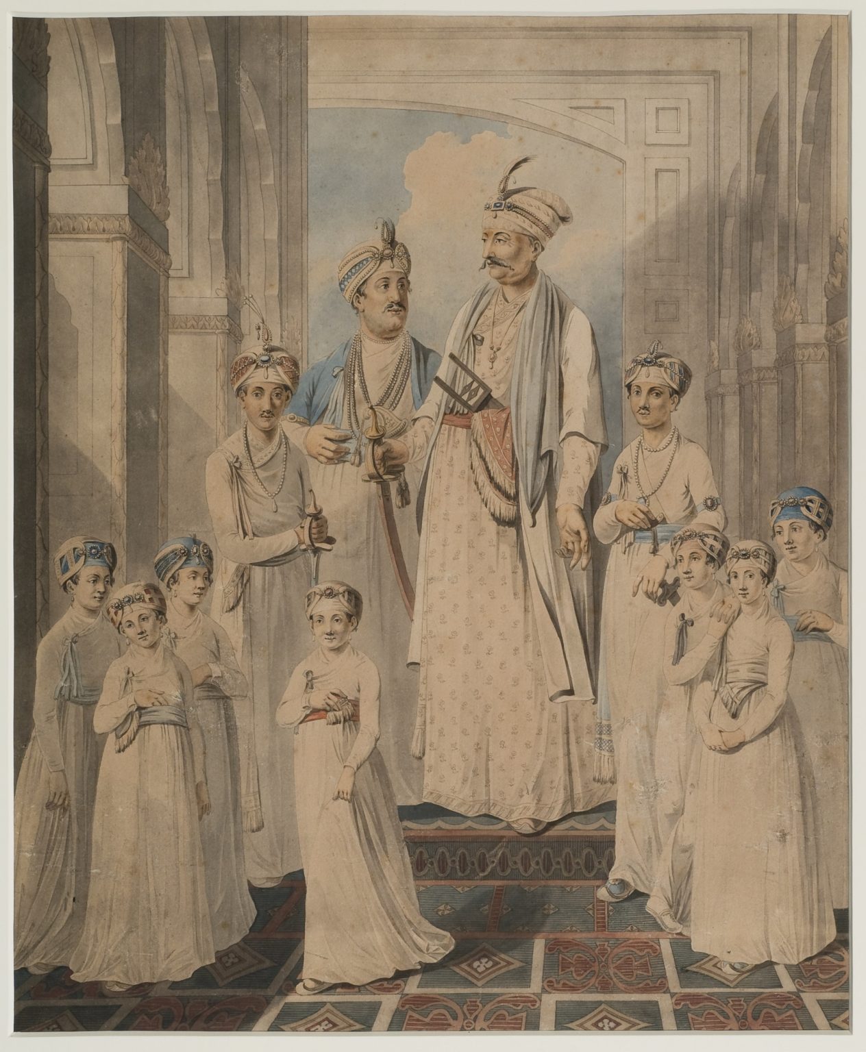 [RAS 089.018] Shuja-ud-Daula, with ten sons - Royal Asiatic Society ...